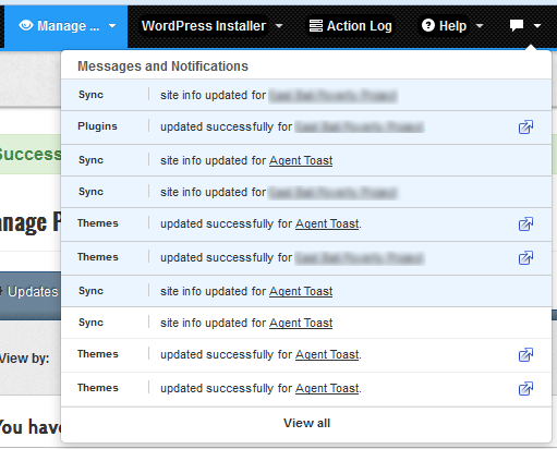 iControlWP Facebook-Style Notifications List - iControlWP
