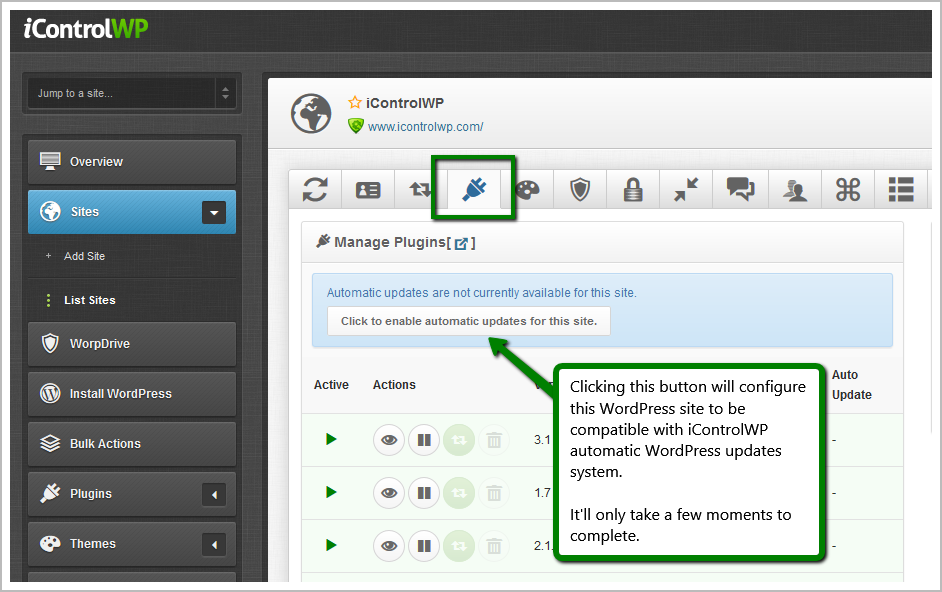 iControlWP - Enable Automatic WordPress Updates - iControlWP iControlWP - Enable Automatic WordPress Updates - iControlWP
