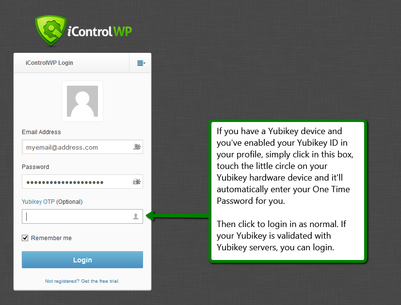 Yubikey + iControlWP take Security to the next level - iControlWP